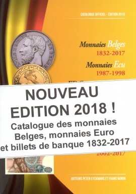Catalogue officiel des monnaies et billets Belges, Morin édition 2018 - The Coinhouse-shop